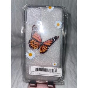 SHEIN | Accessories | Butterfly Daisy Clear Iphone 1 Pro Max Case ...